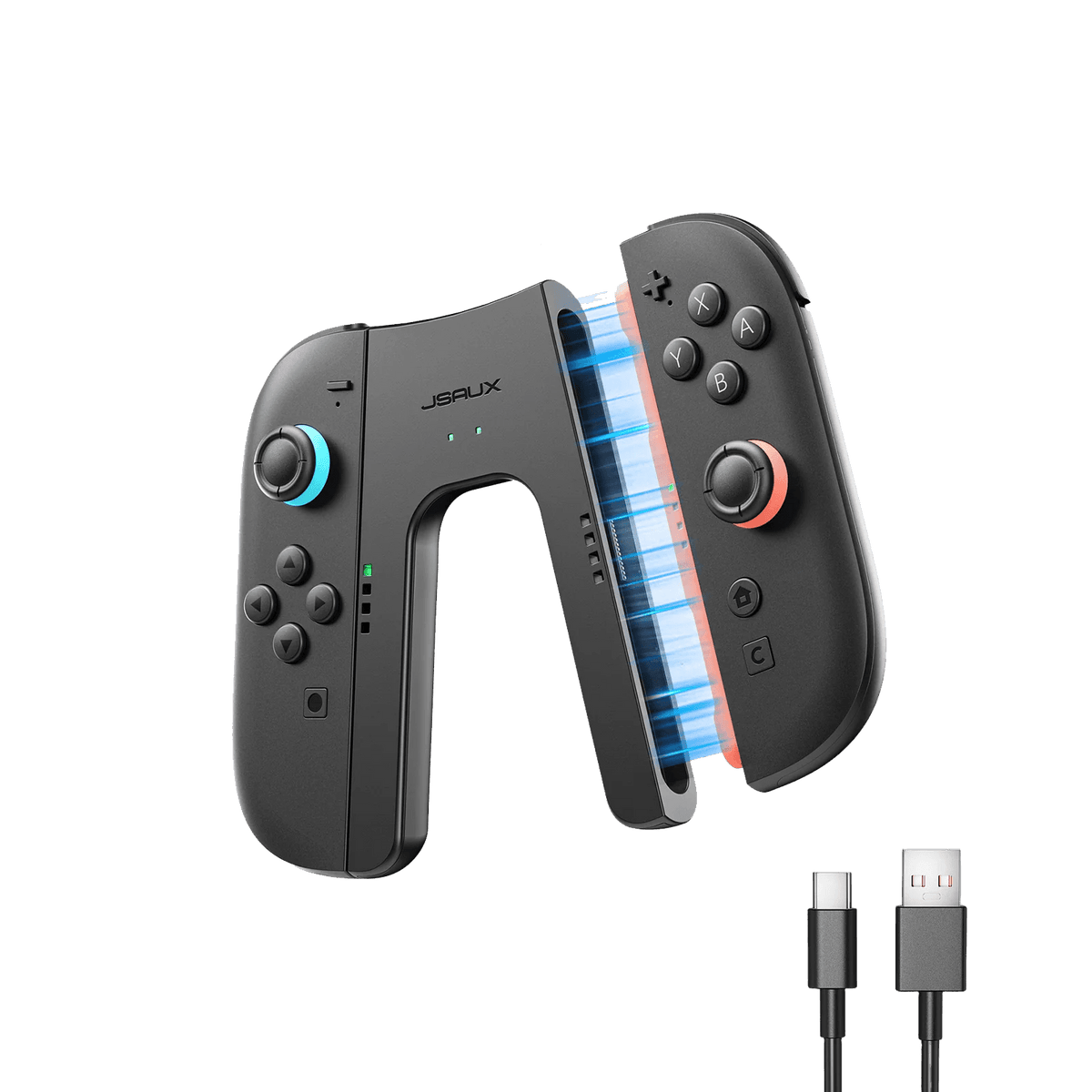 JSAUX JoyVerse Joy-Con Charging Grip for Nintendo Switch 2 – decky.net